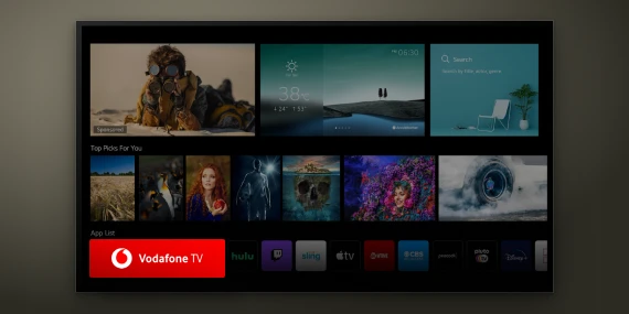 Aplikace Vodafone TV pro chytré televize a mobily - Vodafone.cz